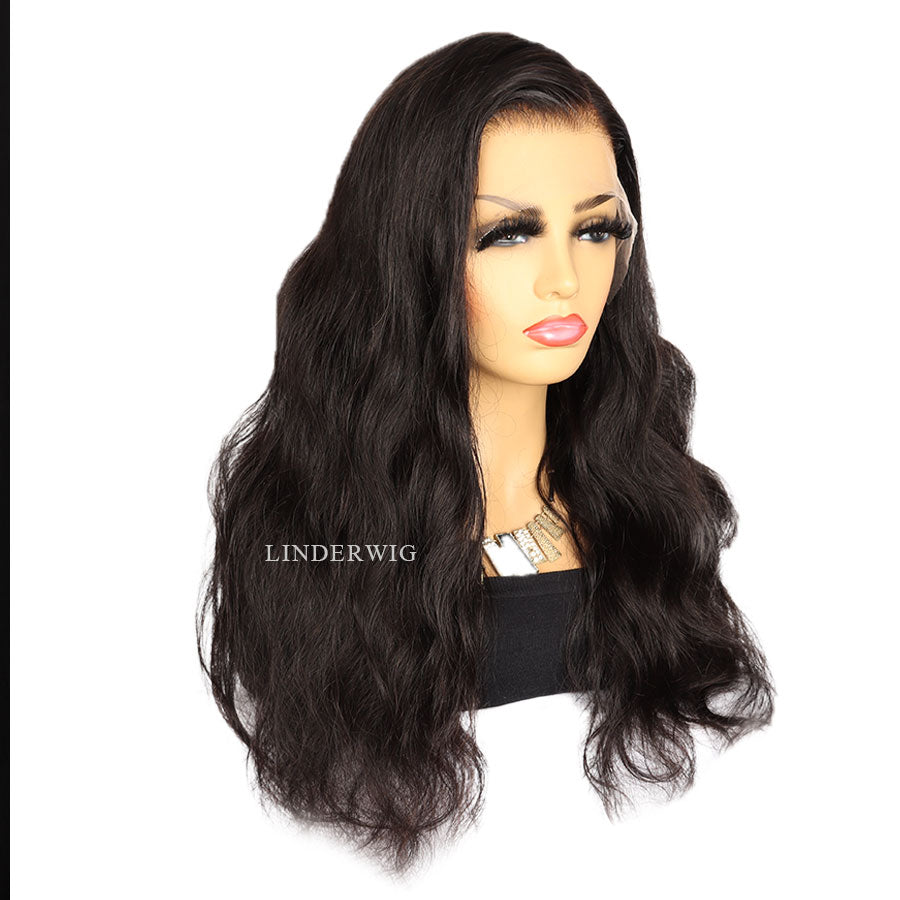360 HD Lace Wig Glueless Natural Body Wave Human Hair Wig Lace Wig [36 ...