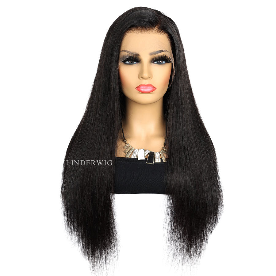 360 HD Lace Wig Glueless Straight Human Hair Wig Lace Wig [360SSHD ...